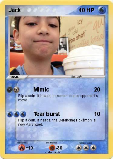 Pokémon Jack 1756 1756 - Mimic - My Pokemon Card