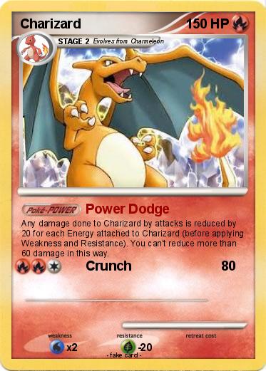Pokémon Charizard 3452 3452 - Power Dodge - My Pokemon Card