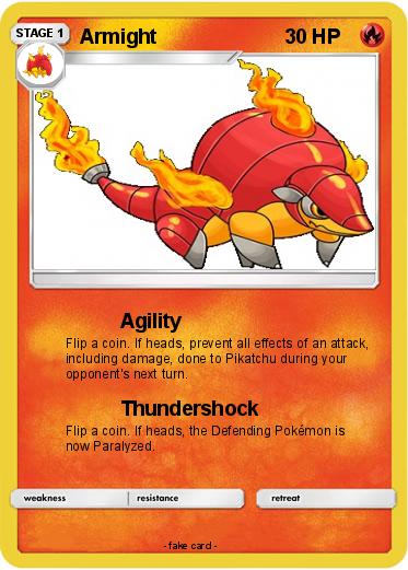 Pokémon Armight 4 4 - Agility - My Pokemon Card