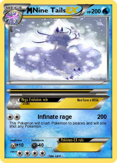 Pokémon Nine Tails 149 149 - Infinate rage - My Pokemon Card