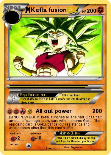 Pokémon Kefla fusion - All out power - My Pokemon Card