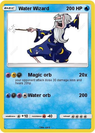 Pokémon Water Wizard 10 10 - Magic orb - My Pokemon Card