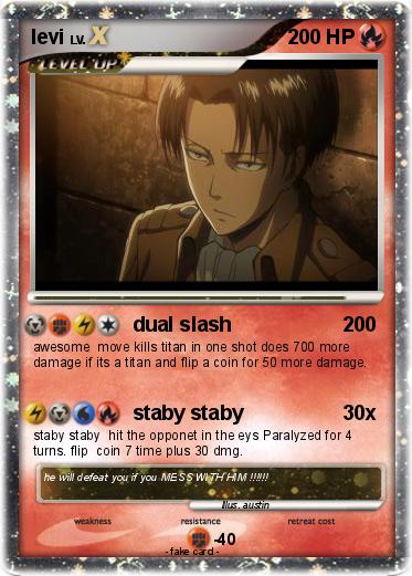 Pokémon levi 132 132 - dual slash - My Pokemon Card