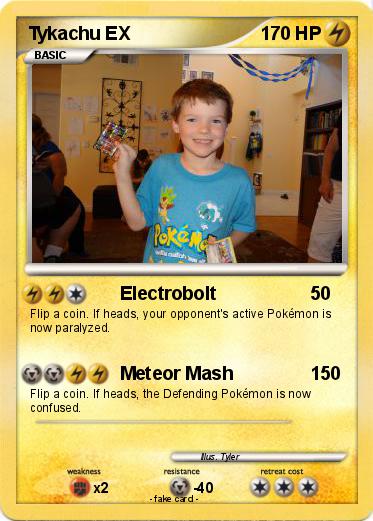Pokémon Tykachu EX - Electrobolt - My Pokemon Card