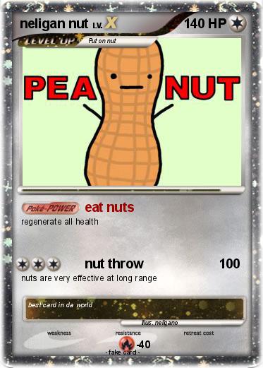 Pokémon neligan nut - eat nuts - My Pokemon Card