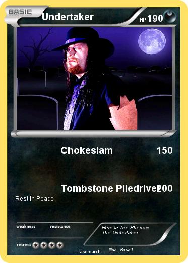 Pokémon Undertaker 1023 1023 - Chokeslam - My Pokemon Card