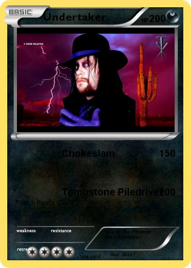 Pokémon Undertaker 1019 1019 - Chokeslam - My Pokemon Card