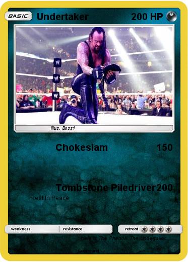 Pokémon Undertaker 1010 1010 - Chokeslam - My Pokemon Card