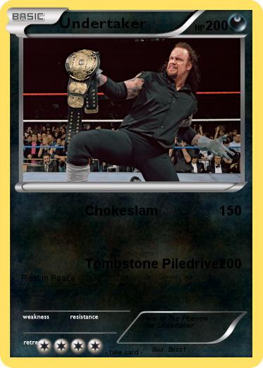 Pokémon Undertaker 1029 1029 - Chokeslam - My Pokemon Card