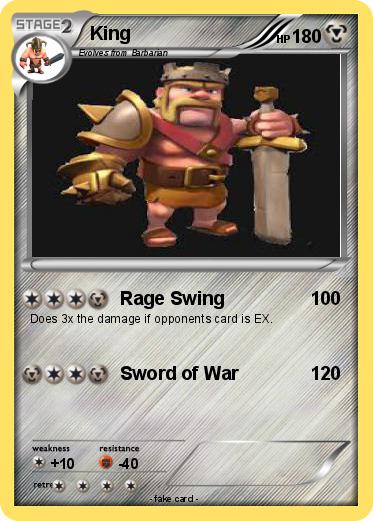 Pokémon King 4210 4210 - Rage Swing - My Pokemon Card