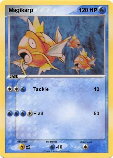 Pokémon Magikarp 12 12 - Tackle - My Pokemon Card
