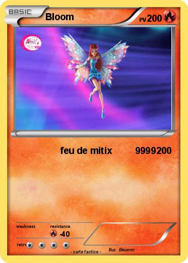 Pokémon Bloom 269 269 - feu de mitix 9999 - Ma carte Pokémon