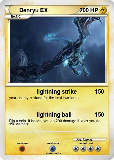 Pokémon Denryu - lightning strike - My Pokemon Card
