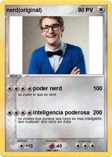 Pokémon nerd original - poder nerd - Mi carta pokémon