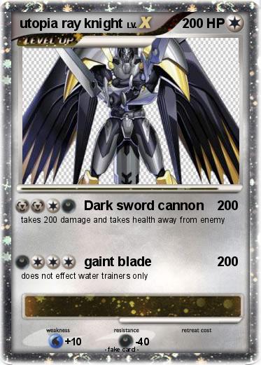 Pokémon utopia ray knight - Dark sword cannon - My Pokemon Card