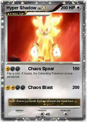 Pokémon Hyper Shadow 130 130 - Chaos Spear - My Pokemon Card
