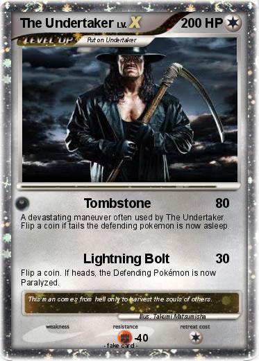 Pokémon The Undertaker 137 137 - Tombstone - My Pokemon Card