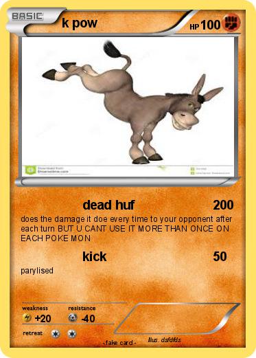 Pokémon k pow 1 1 - dead huf - My Pokemon Card
