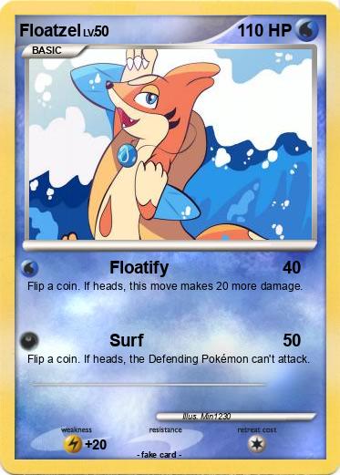Pokémon Floatzel 84 84 - Floatify - My Pokemon Card