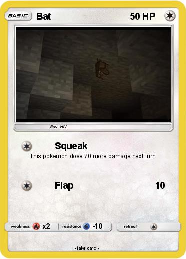Pokémon Bat 637 637 - Squeak - My Pokemon Card