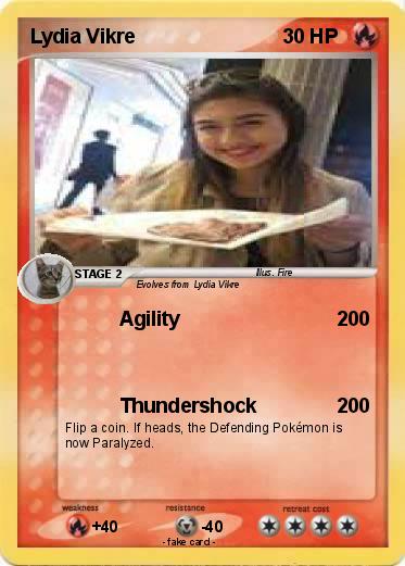 Pokémon Lydia Vikre - Agility - My Pokemon Card
