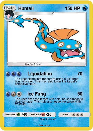 Pokémon Huntail 32 32 - Liquidation - My Pokemon Card