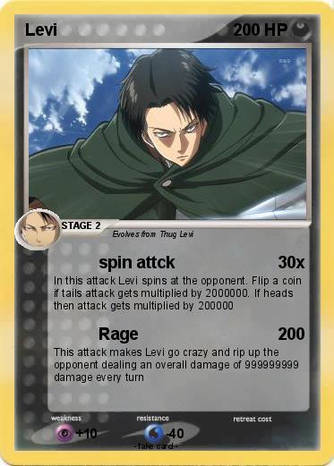 Pokémon Levi 190 190 - spin attck - My Pokemon Card