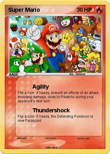 Pokémon Super Mario 1289 1289 - Agility - My Pokemon Card