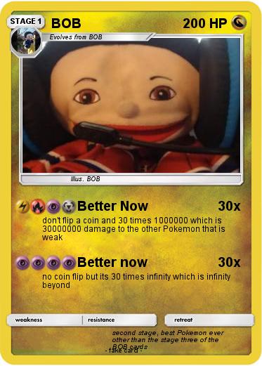 Pokémon BOB 4536 4536 - Better Now - My Pokemon Card