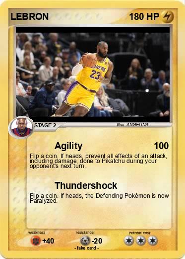 Pokémon LEBRON 998 998 - Agility - My Pokemon Card
