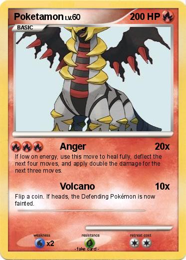 Pokémon Poketamon - Anger - My Pokemon Card