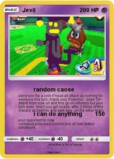 Pokémon Jevil 33 33 - random caose - My Pokemon Card