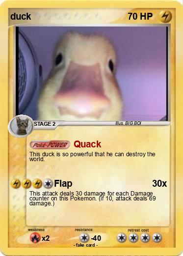 Pokémon duck 632 632 - Quack - My Pokemon Card