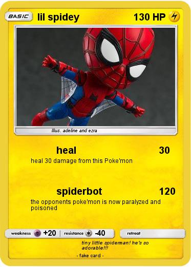 Pokémon lil spidey - heal - My Pokemon Card