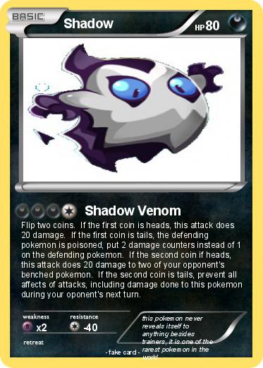 Pokémon Shadow 10784 10784 - Shadow Venom - My Pokemon Card