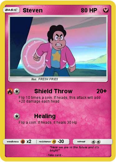 Pokémon Steven 715 715 - Shield Throw - My Pokemon Card
