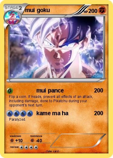 Pokémon mui goku 33 33 - mui pance - My Pokemon Card