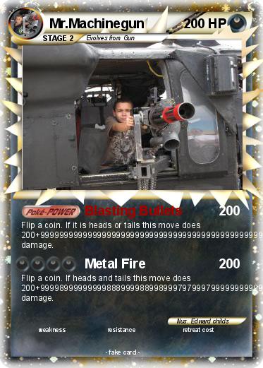 Pokémon Mr Machinegun - Blasting Bullets - My Pokemon Card