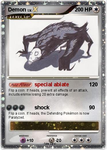 Pokémon Demon 1115 1115 - special abiate - My Pokemon Card