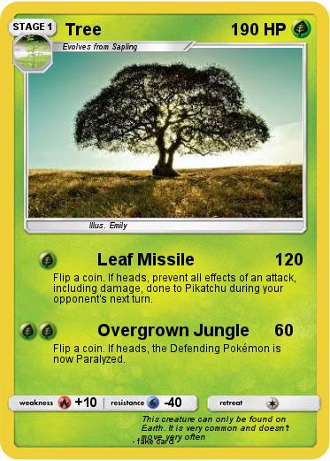Pokémon Tree 965 965 - Leaf Missile - My Pokemon Card