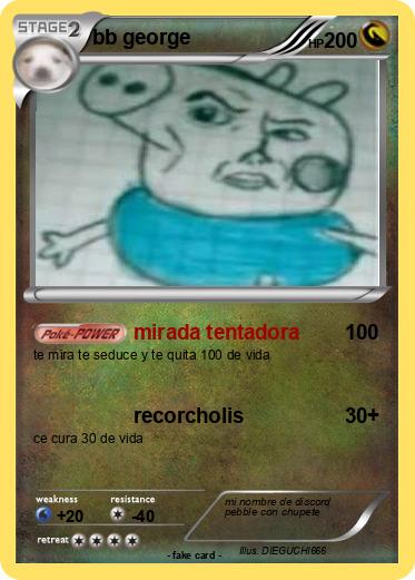 Pokémon bb george - mirada tentadora - Mi carta pokémon