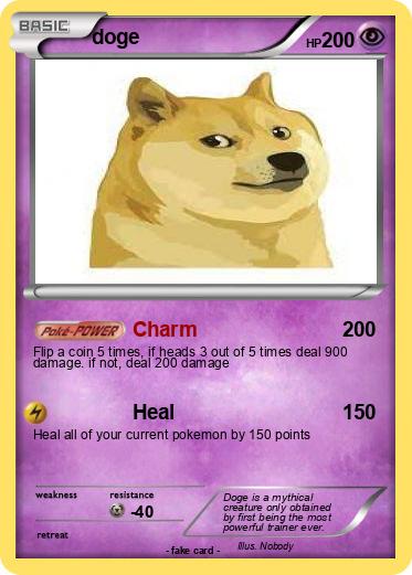 Pokémon doge 3905 3905 - Charm - My Pokemon Card