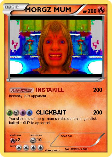 Pokémon MORGZ MUM 26 26 - INSTAKILL - My Pokemon Card