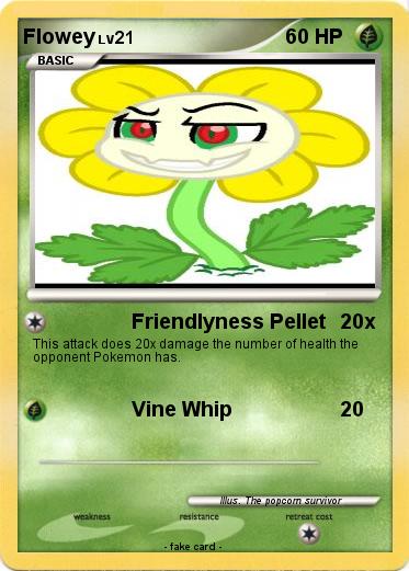 Pokémon Flowey 340 340 - Friendlyness Pellet - My Pokemon Card