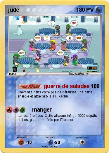 Pokémon jude 204 204 - guerre de salades - Ma carte Pokémon