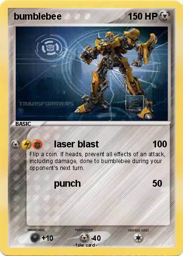 Pokémon bumblebee 402 402 - laser blast - My Pokemon Card