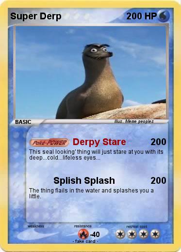 Pokémon Super Derp 29 29 - Derpy Stare - My Pokemon Card