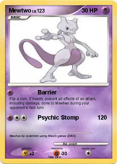 Pokémon Mewtwo 7806 7806 - Barrier - My Pokemon Card