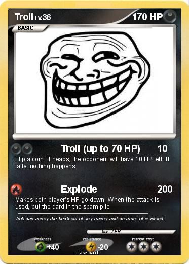 Pokémon Troll 1815 1815 - Troll (up to 70 HP) - My Pokemon Card
