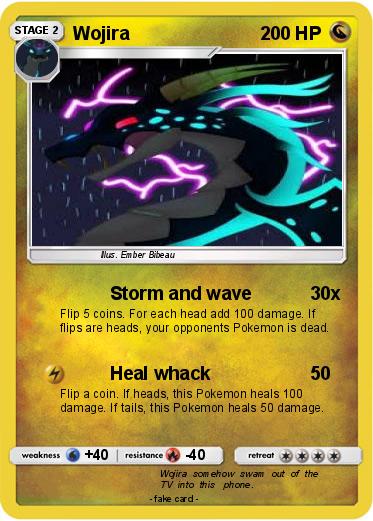 Pokémon Wojira - Storm and wave - My Pokemon Card
